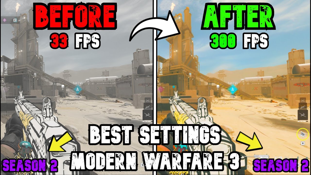 Best PC Settings for COD Modern Warfare 3 SEASON 2 - (Optimize FPS ...
