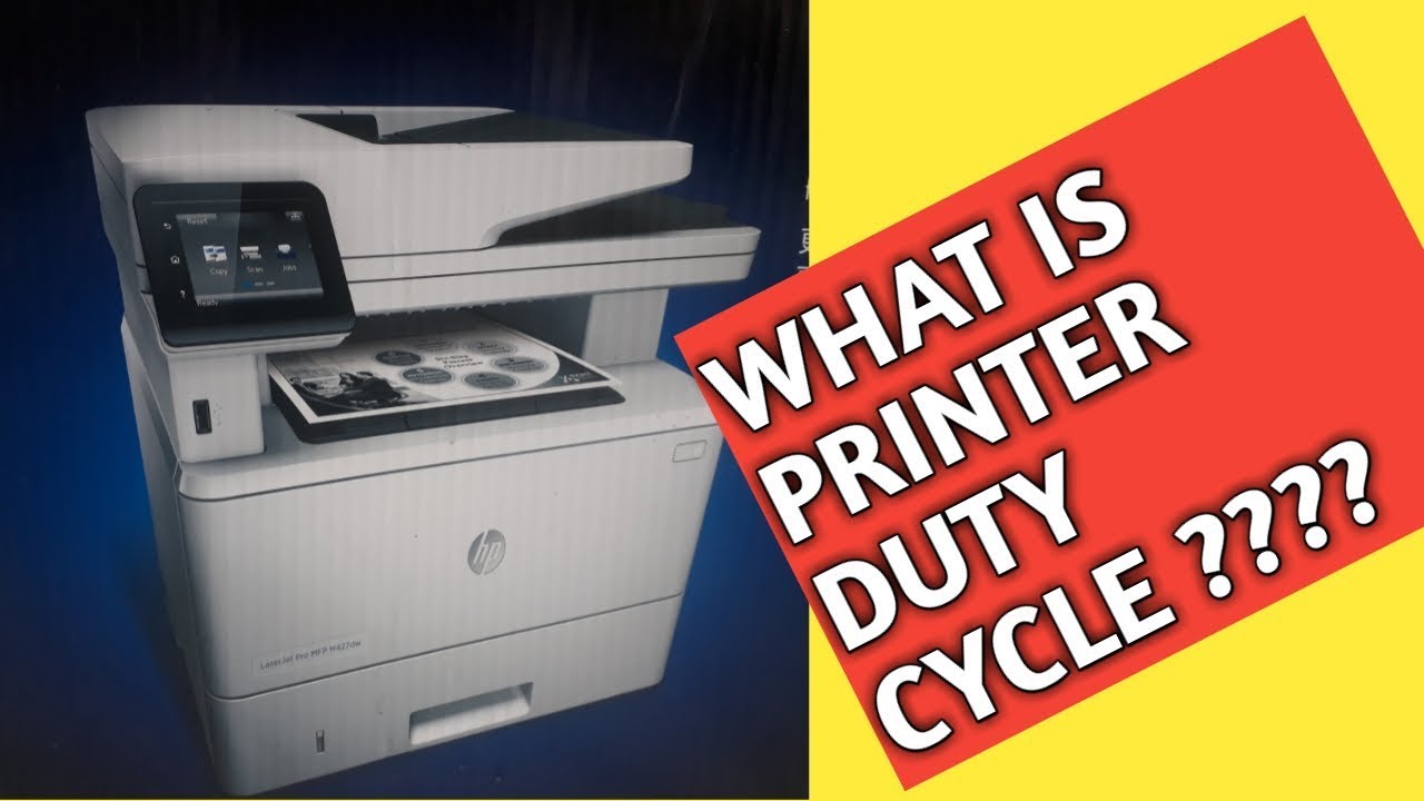 Printer Duty cycle - YouTube