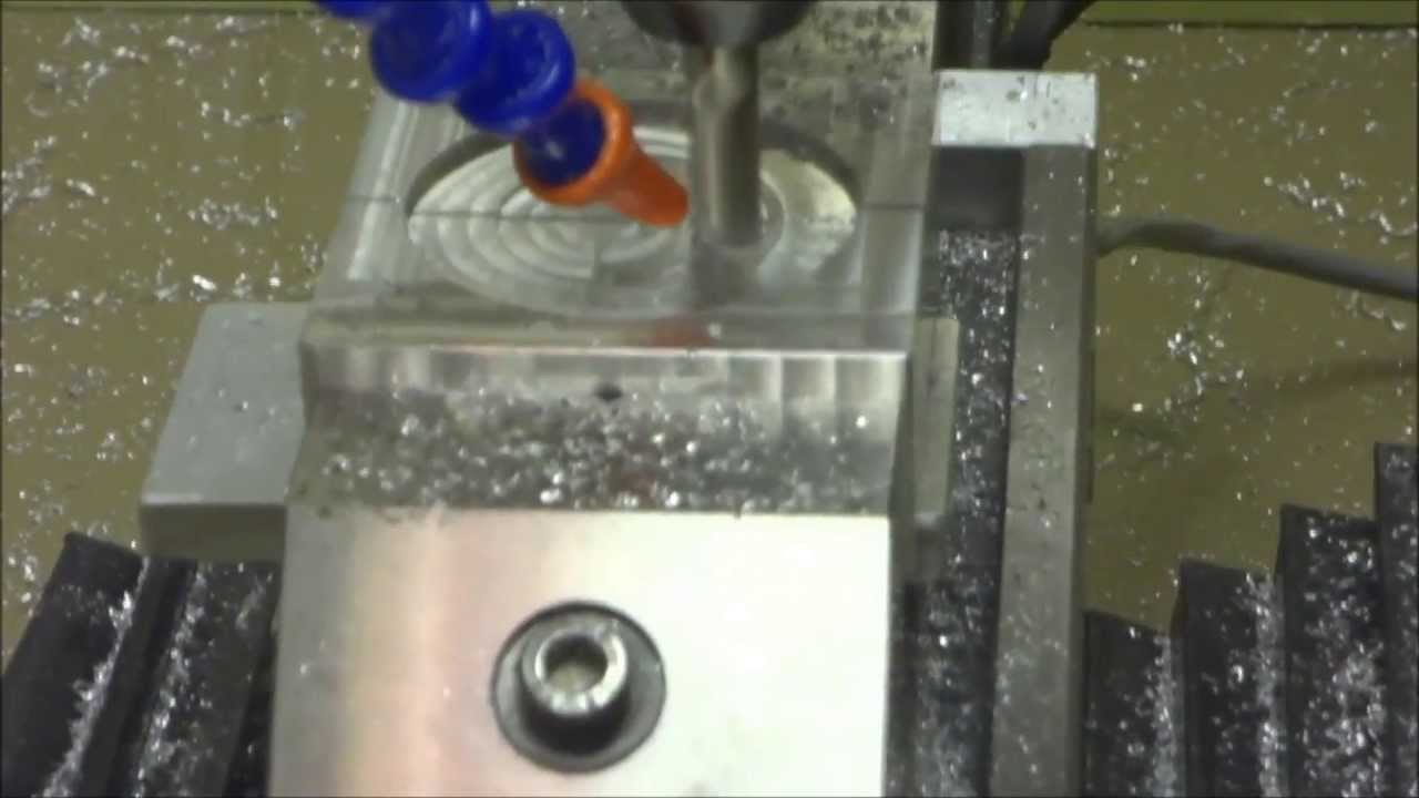 X2 Mini-Mill CNC Conversion in action - YouTube