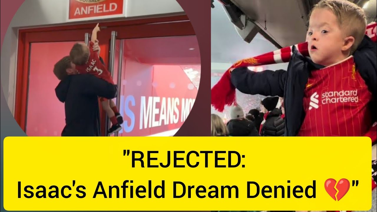 "Heartbreak at the Kop: Isaac’s Missed Chance Tugs at the Heartstrings ...