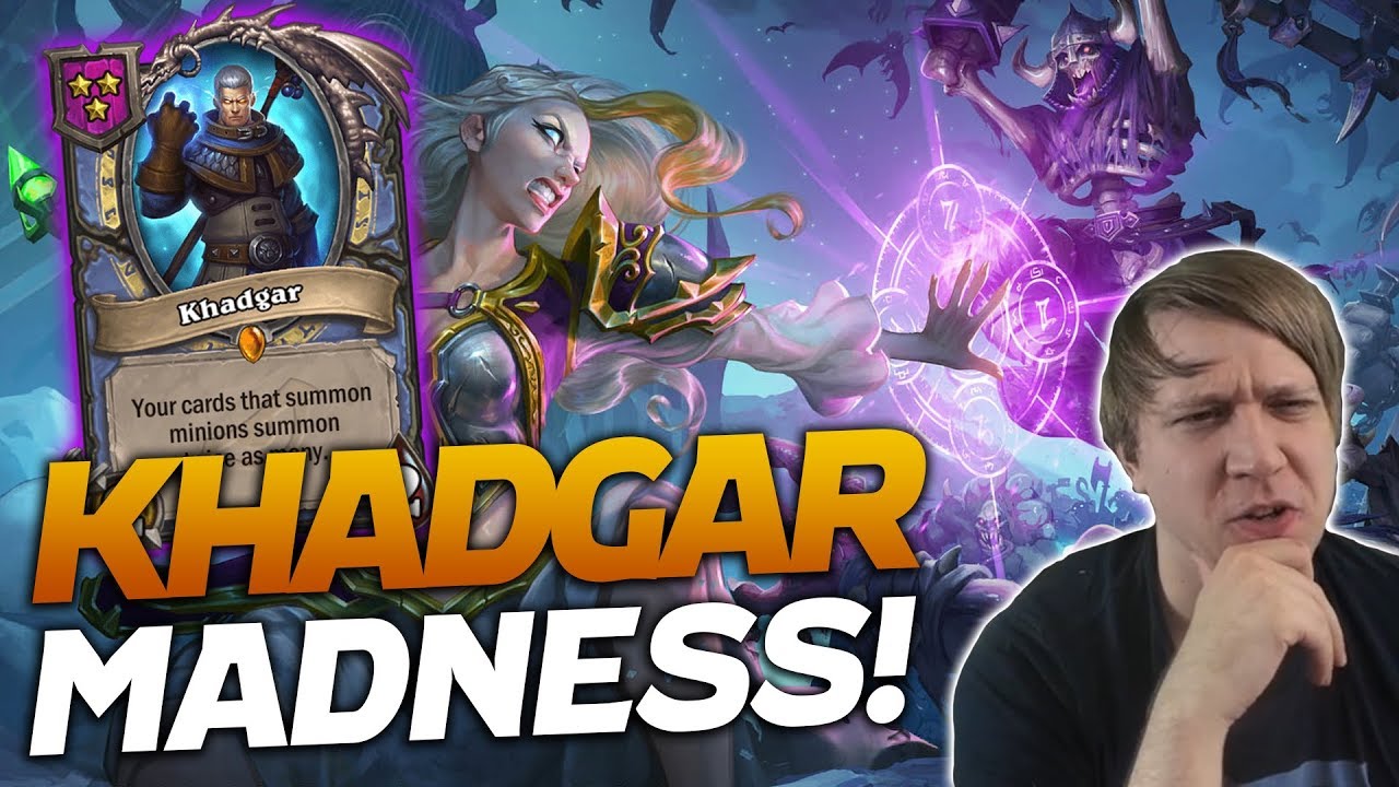 The Return of KHADGAR MADNESS! | Hearthstone Battlegrounds | Savjz ...