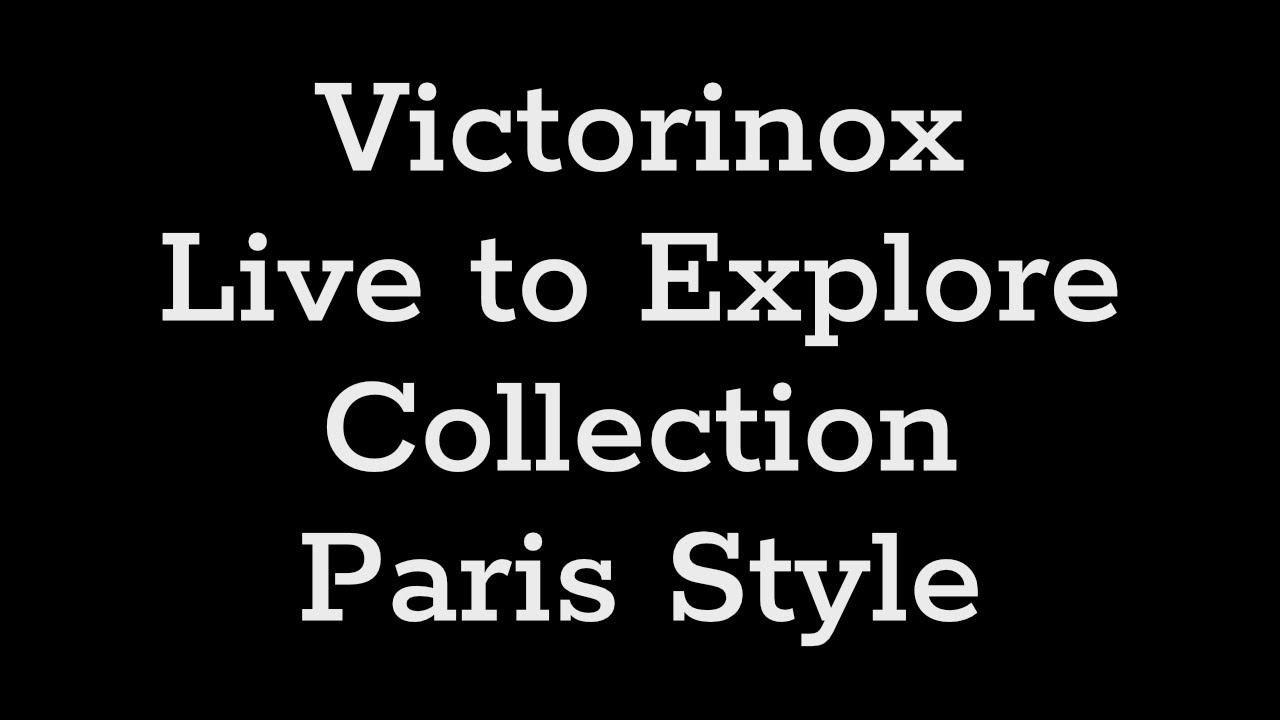 Victorinox Live to Explore Collection Paris Style SwissCard, Classic ...