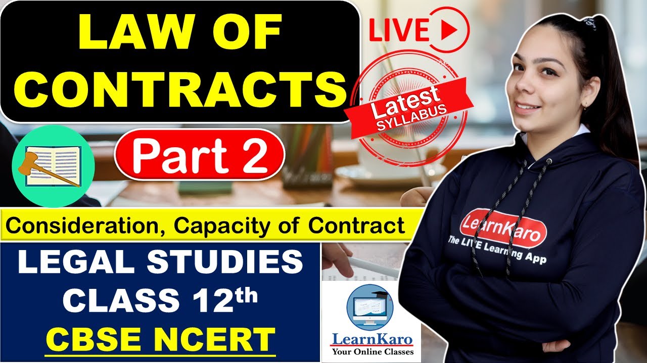 Law of Contract Chapter 2(B)🔥 | Legal Studies Class 12 | Offer and ...