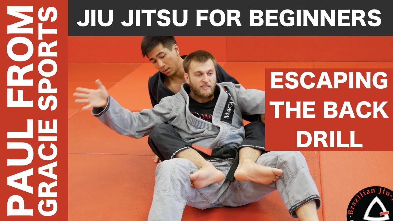 How To Escape Back Mount Position In BJJ: Gracie Jiu Jitsu For ...