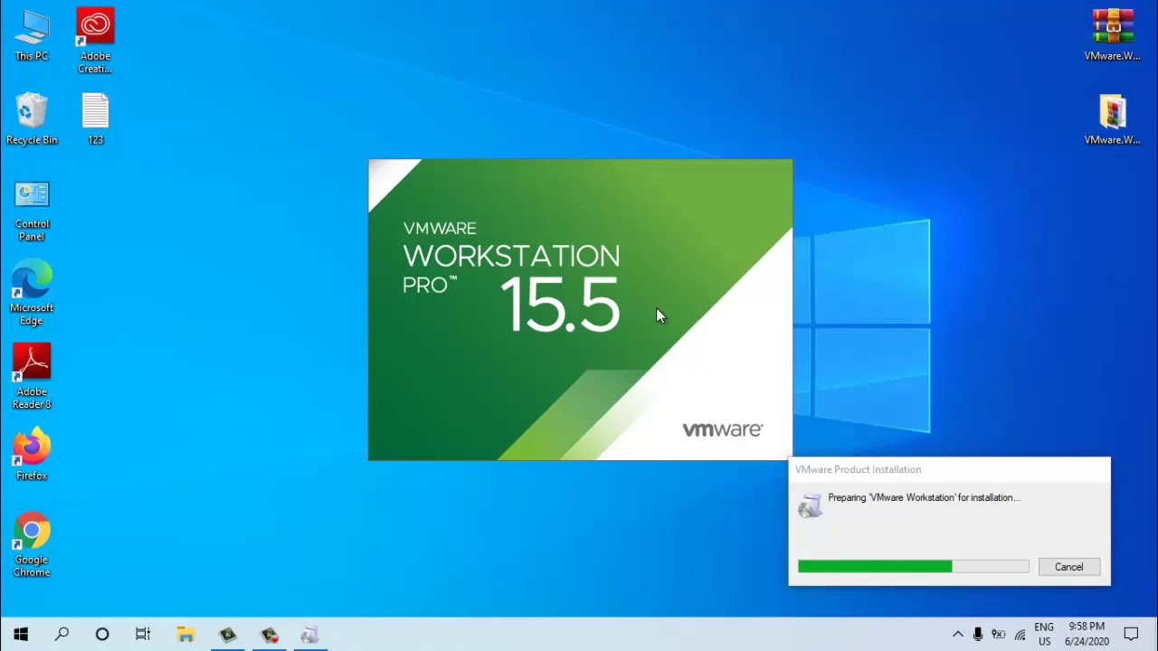 How to Install VMware Workstation 15 -تثبيت في ام وير - YouTube