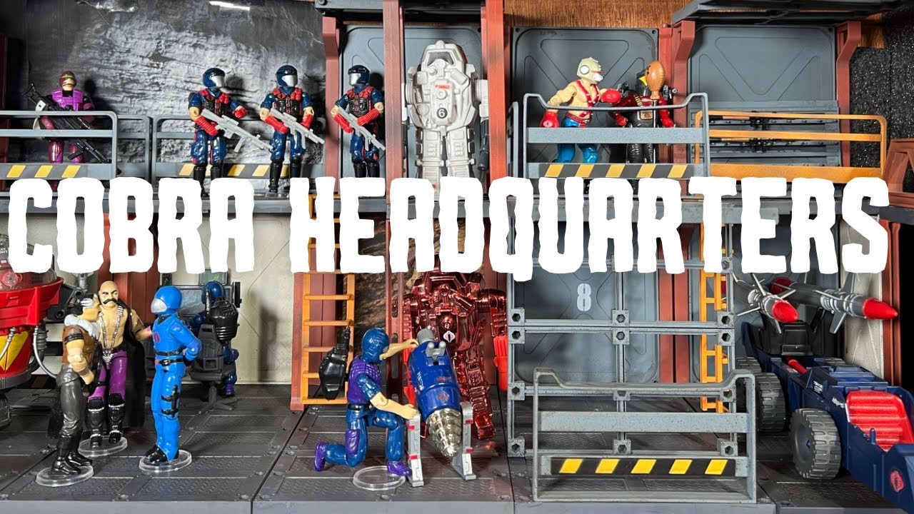 Cobra Headquarters - Cobra Commander, Vipers, Dr. Mindbender & More ...