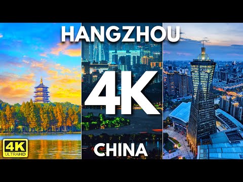 Hangzhou, China 🇨🇳 Aerial in 4K 60 Fps - 4K Travel Video