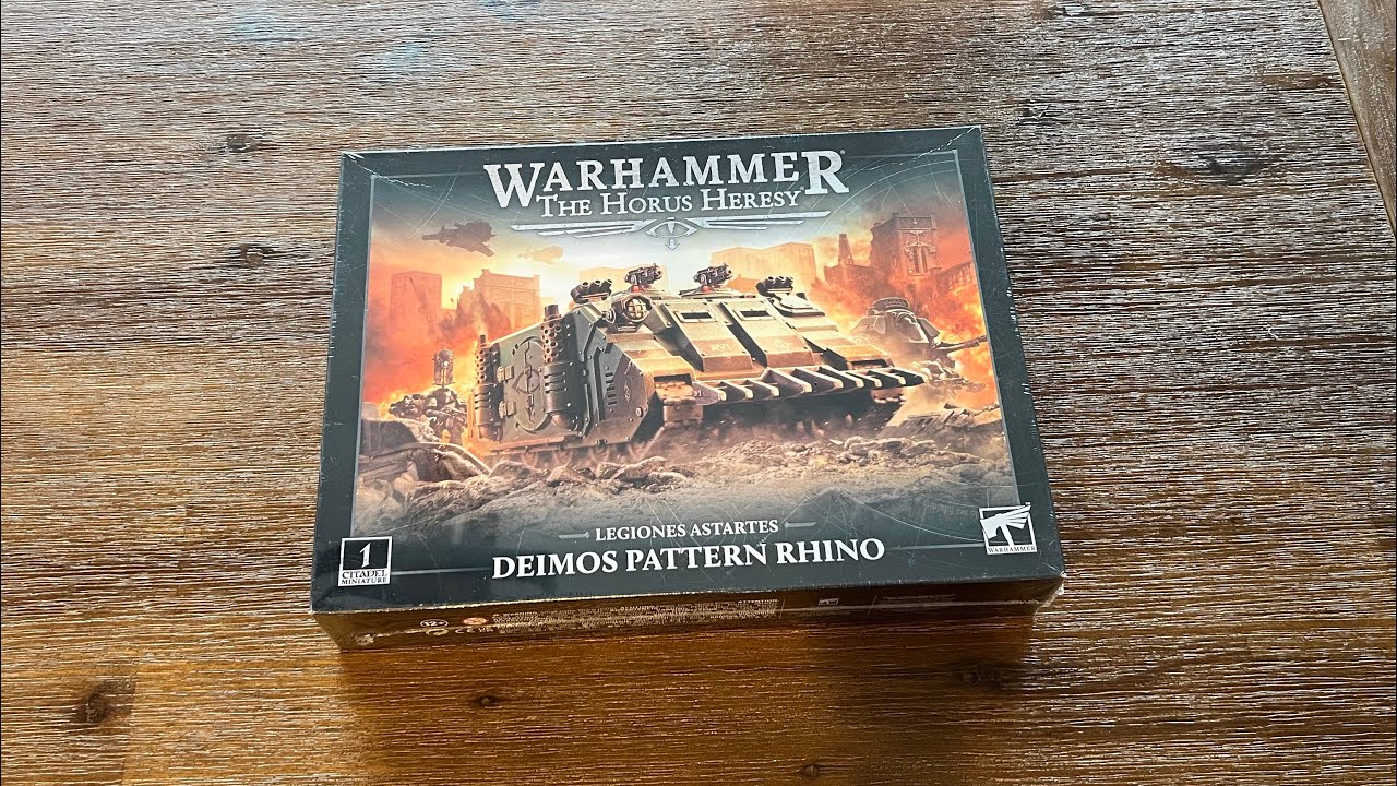 Horus Heresy Deimos Pattern Rhino unboxing - 4 Rhinos ! - YouTube