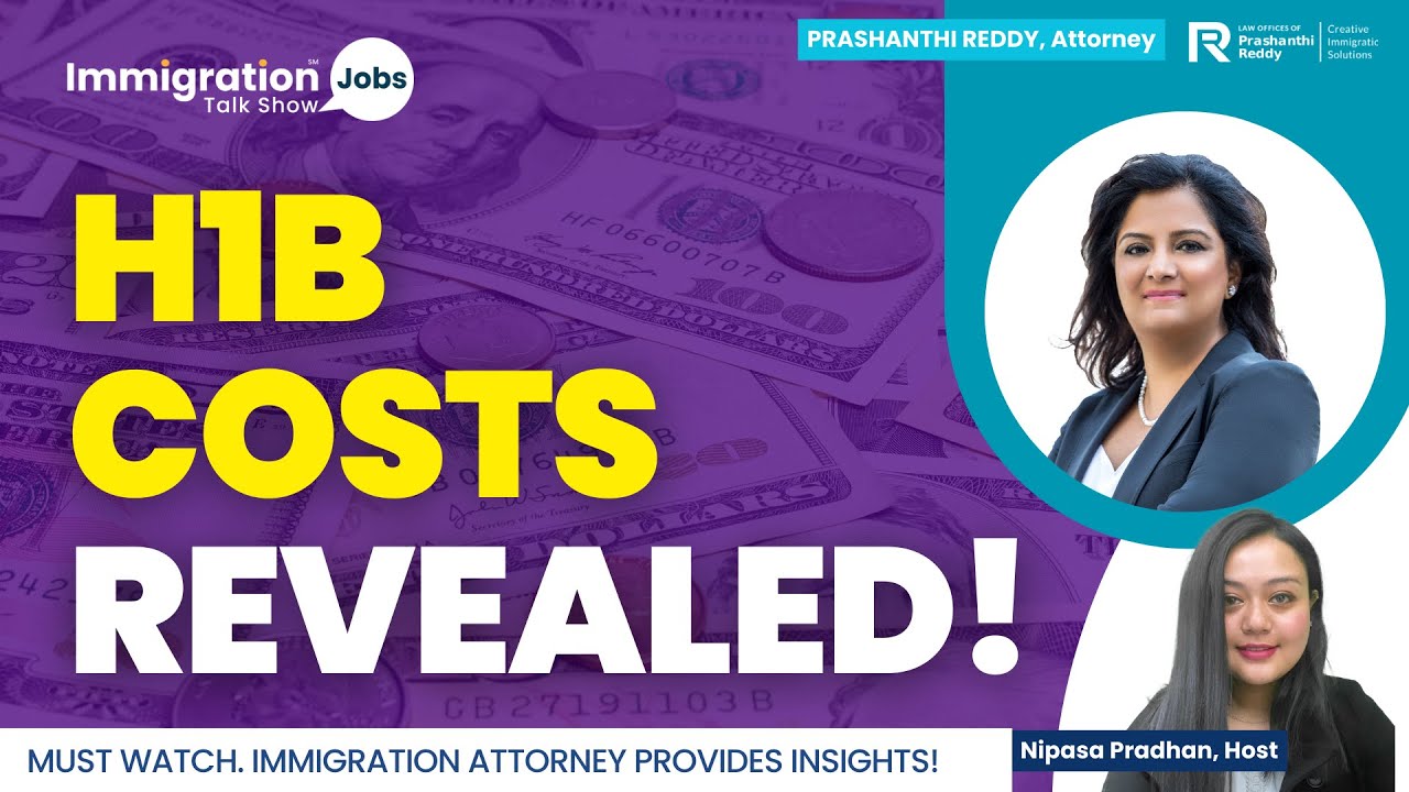 H1B Visa The Total Filing Costs Unveiled #FilingCostsUnveiled - YouTube