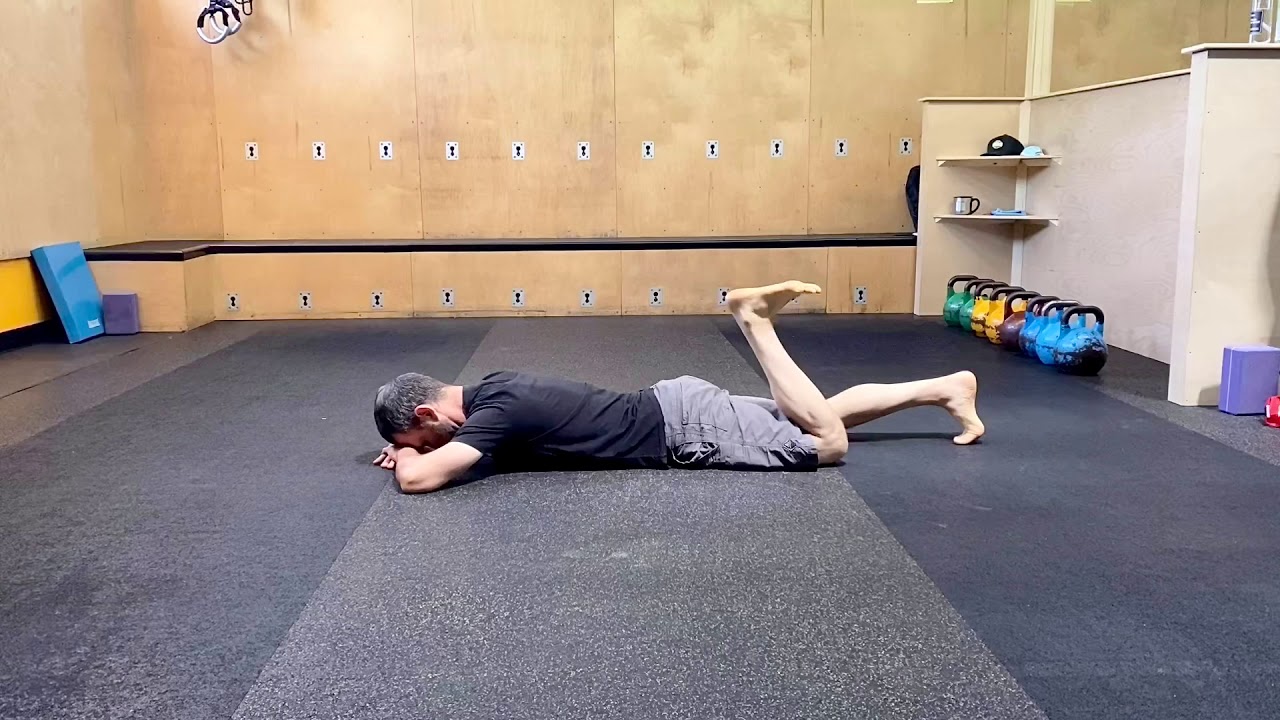 Prone Knee CARs (Controlled Articular Rotations) - YouTube