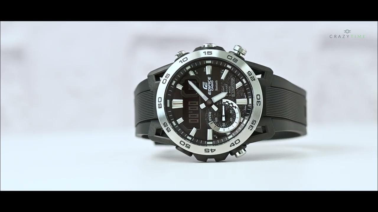 Zegarek męski: CASIO EDIFICE ECB 40P- 1AEF - Prezentacja CrazyTime.pl - YouTube