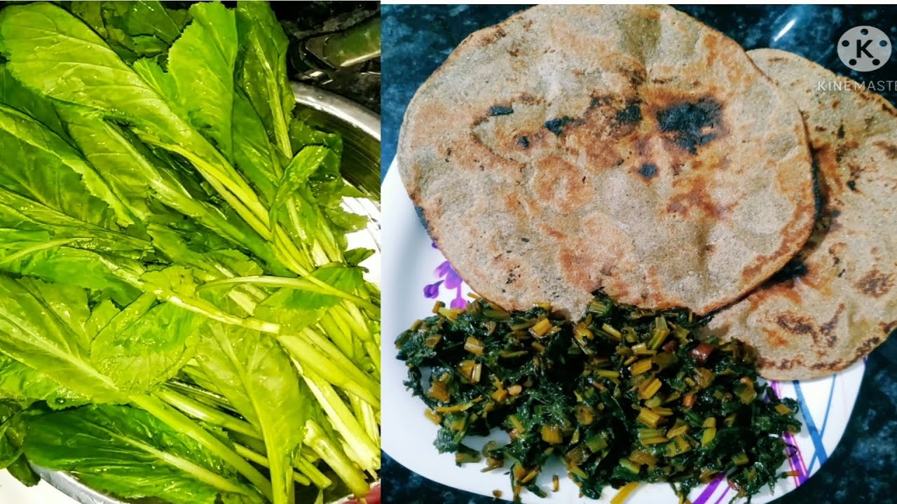 sarso ka saag aur bajre ki roti recipe. - YouTube