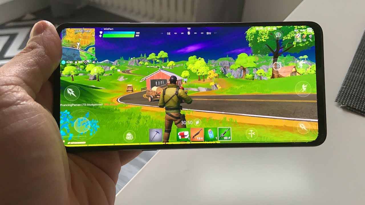 FORTNITE MOBILE - Xiaomi Mi Mix 3 | EPIC SETTINGS - YouTube