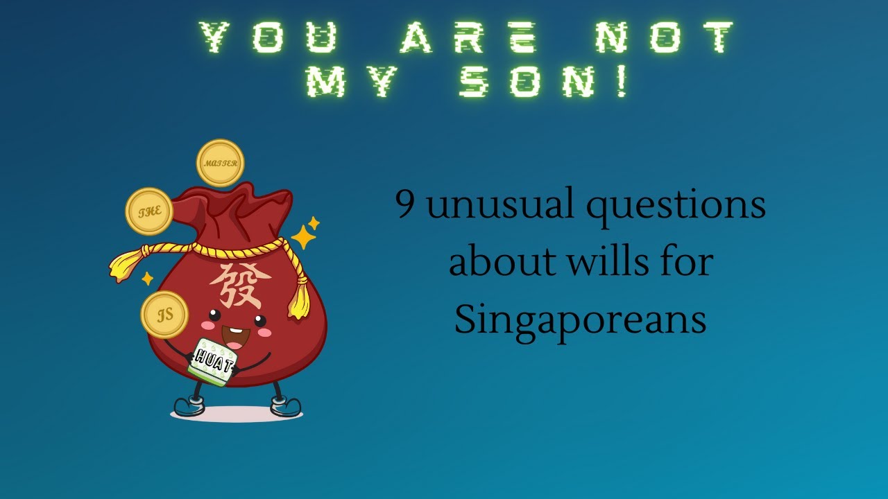 9 VERY UNUSUAL requests about Wills in Singapore - YouTube