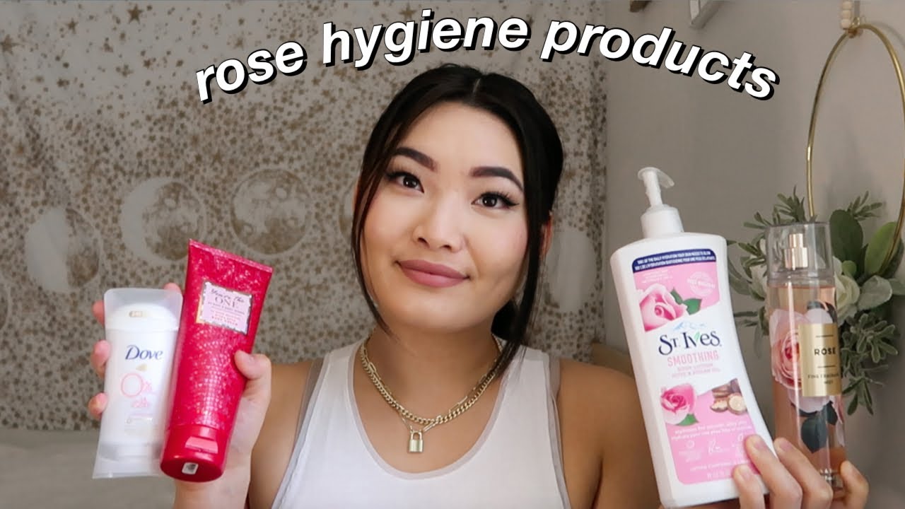 MY FAVORITE ROSE SCENTED HYGIENE PRODUCTS - YouTube