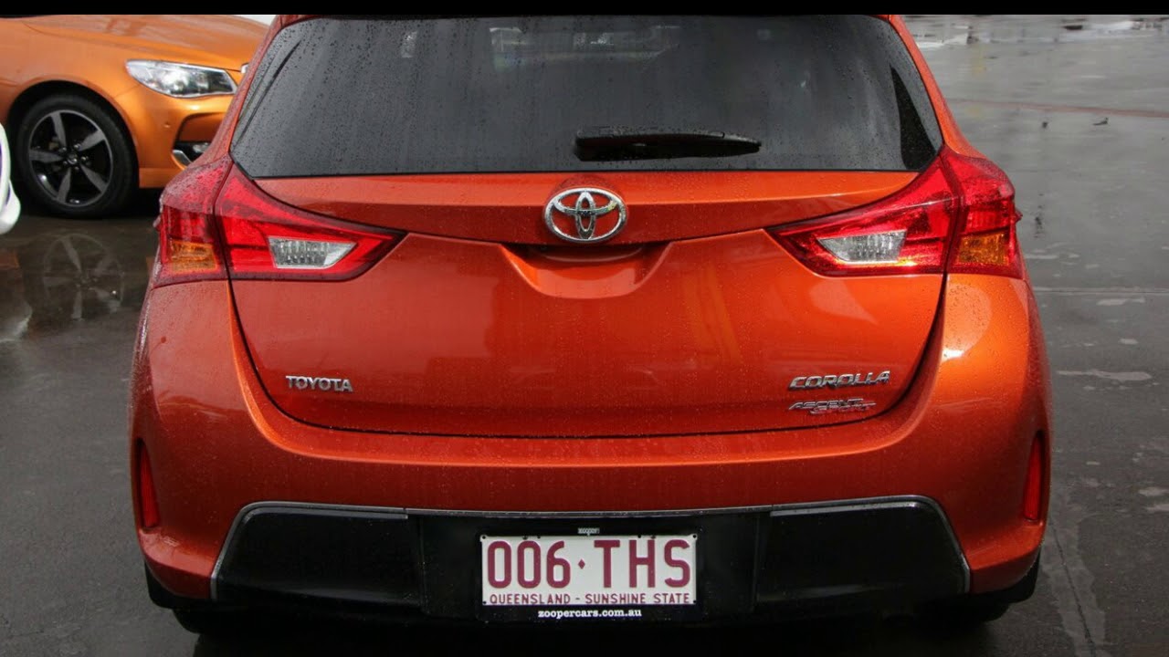 2013 Toyota Corolla ZRE182R Ascent Sport S-CVT Orange 7 Speed Constant ...