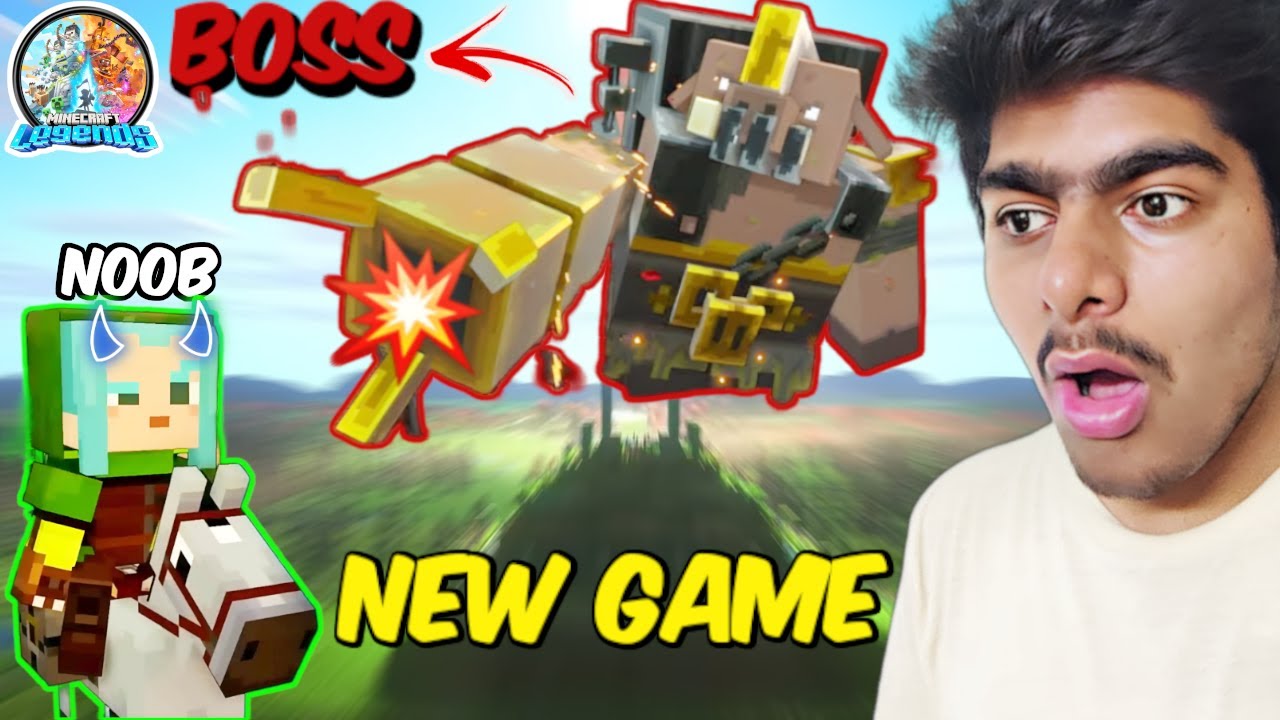 Saving 2 Villages From Evil Piglin Boss [MineCraft Legends #1 ...