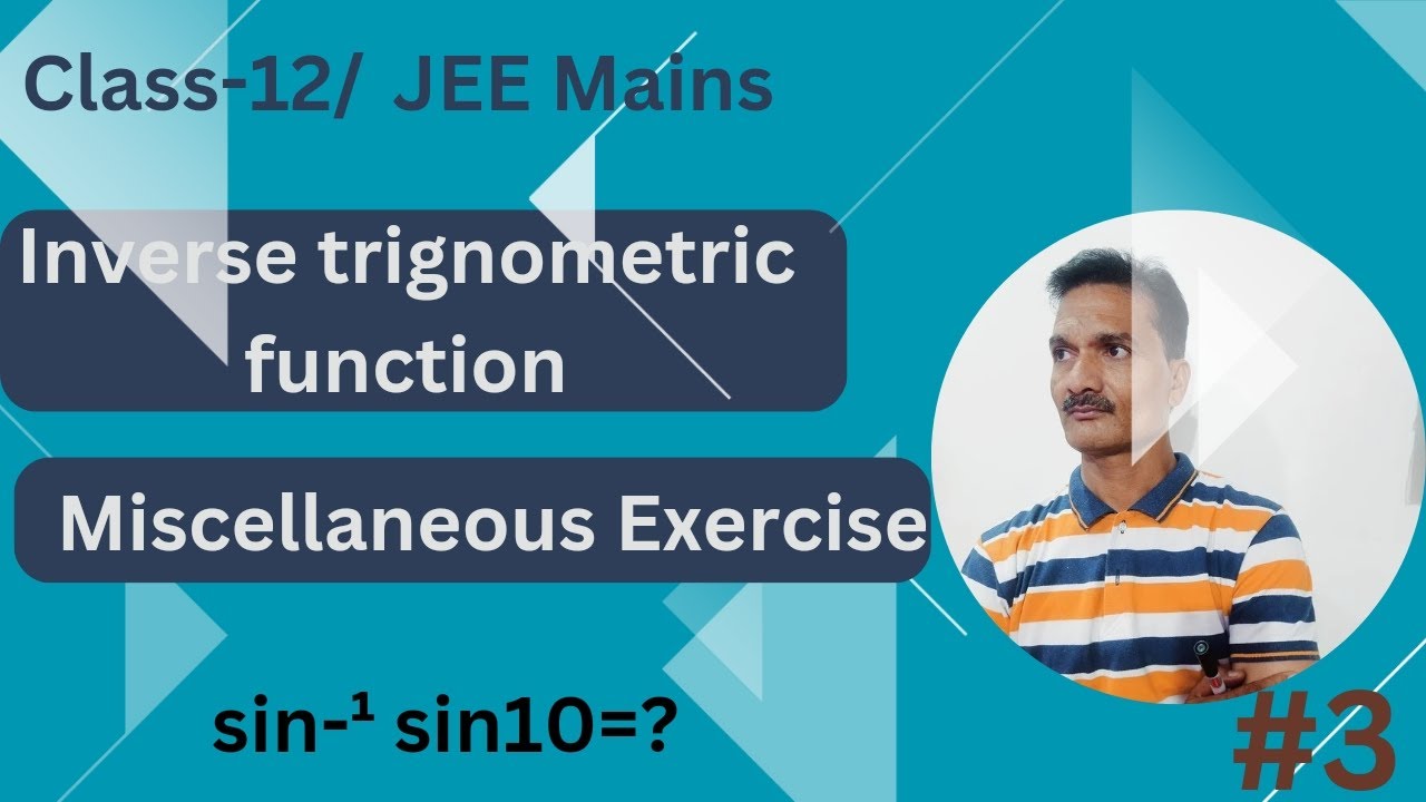 Inverse Trignometric Function Miscellaneous Exercise Class 12 Jee 2139