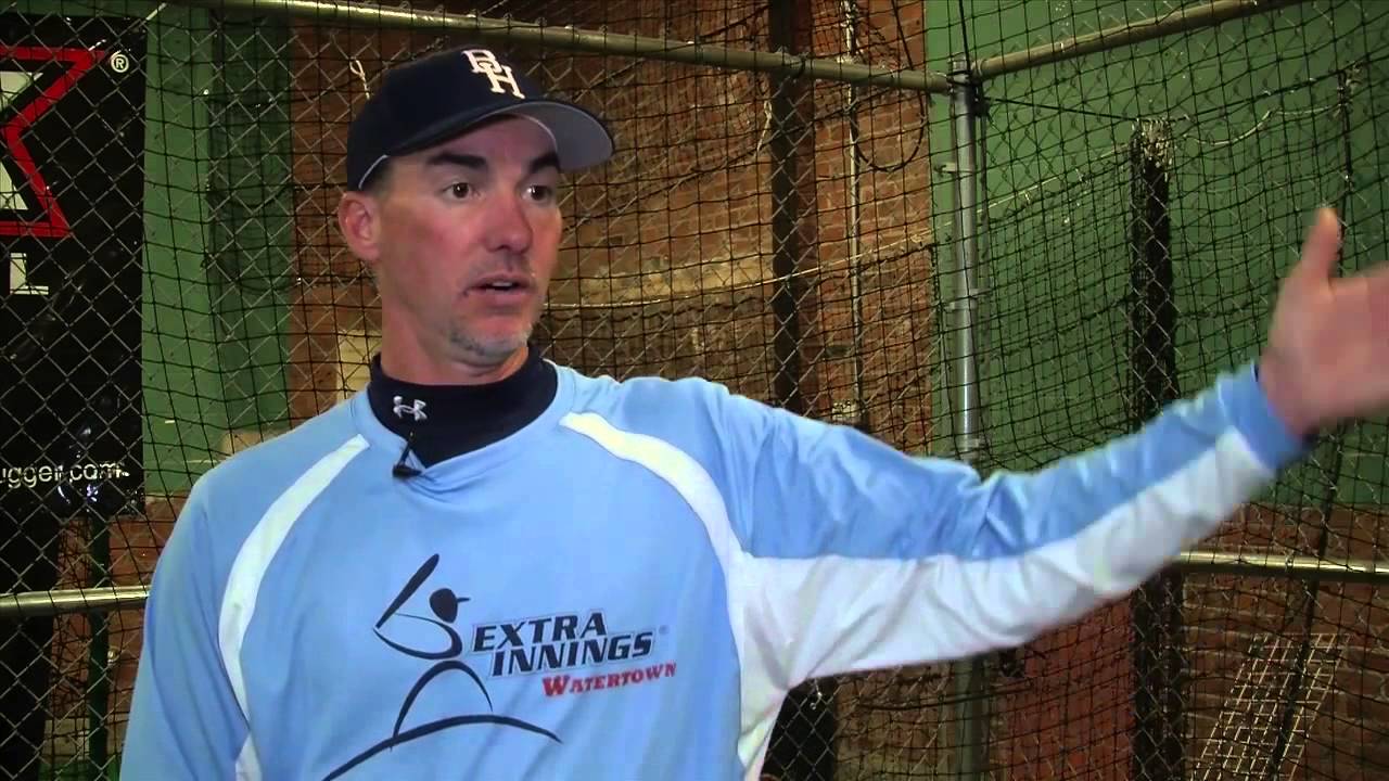 Tips from coach Pete Feeley - Extra Innings Watertown MA - YouTube