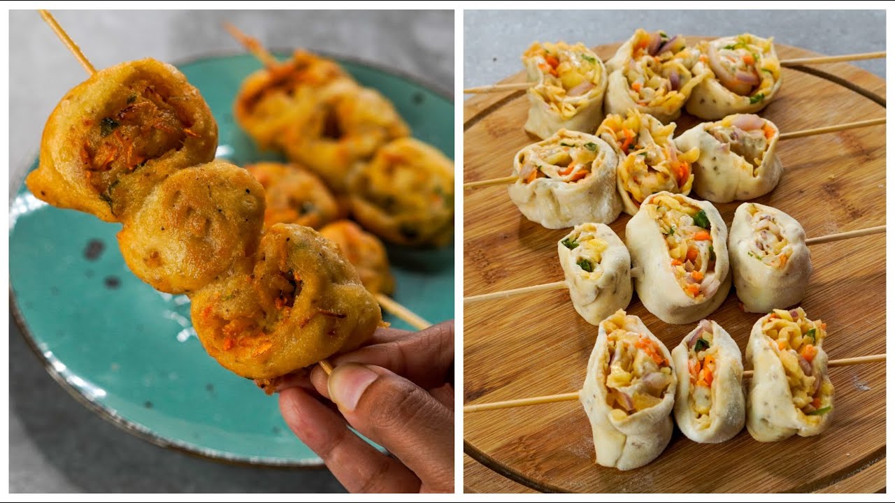 Roll Sticks Recipe | New Snacks Recipes | vegetable Snacks | New Recipe ...