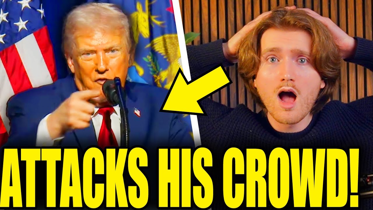 OMG! Trump ATTACKS HIS TINY CROWD … COLLAPSES In Speech! - YouTube
