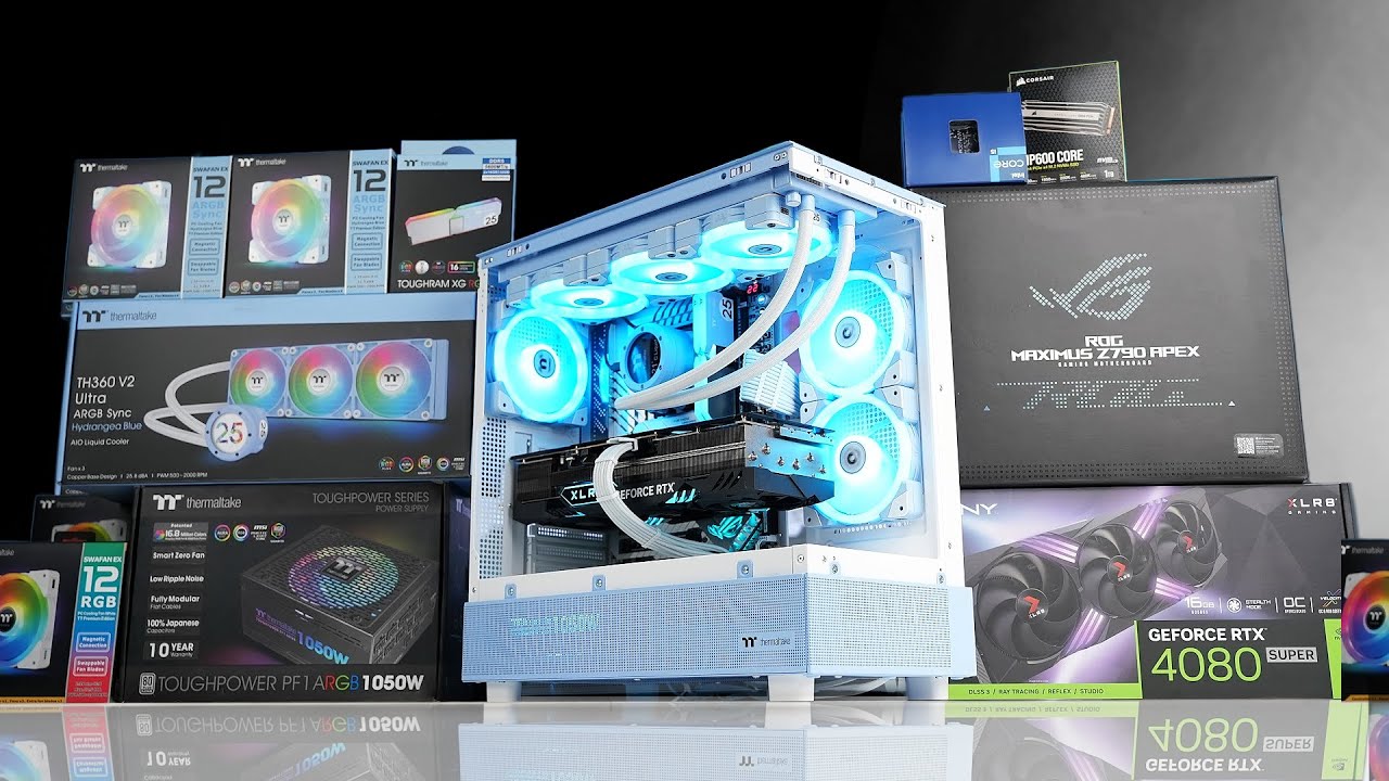 EPIC Thermaltake View 270 PC Build Time Lapse - YouTube