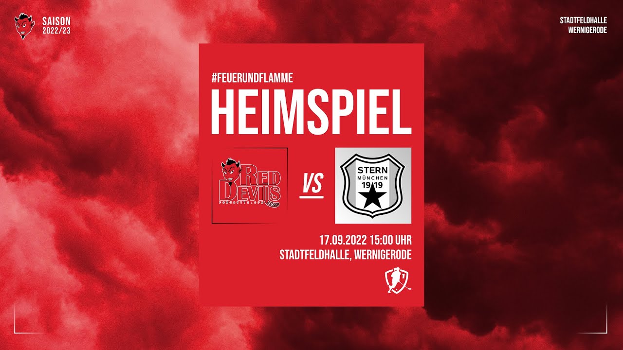 1. FBL Herren - Red Devils gegen FC Stern München - 16:00 Uhr - YouTube