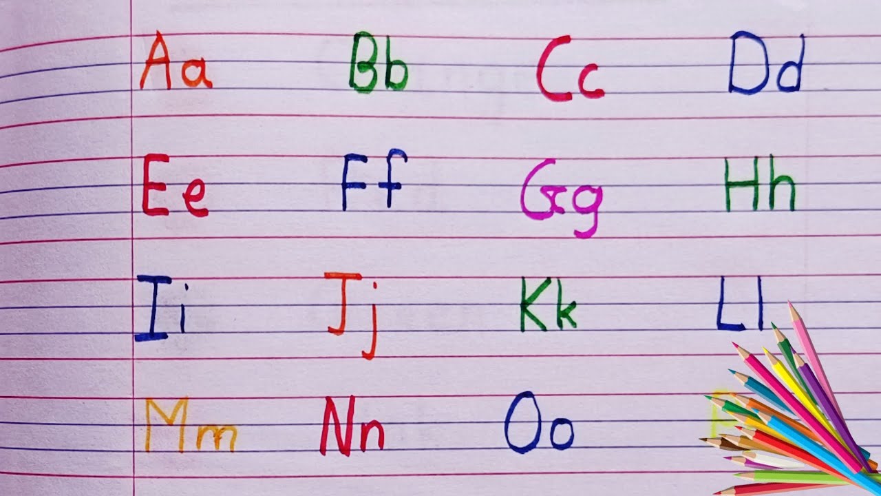 ABCD for kids | Learn Capital n Small Letters - YouTube