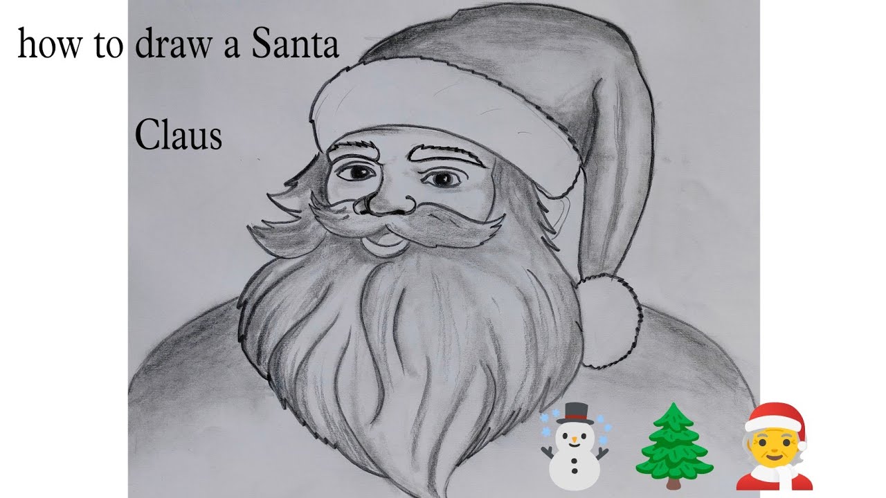 How to draw a Santa Claus||meri Christmas drawing #santaclaus#darwing# ...