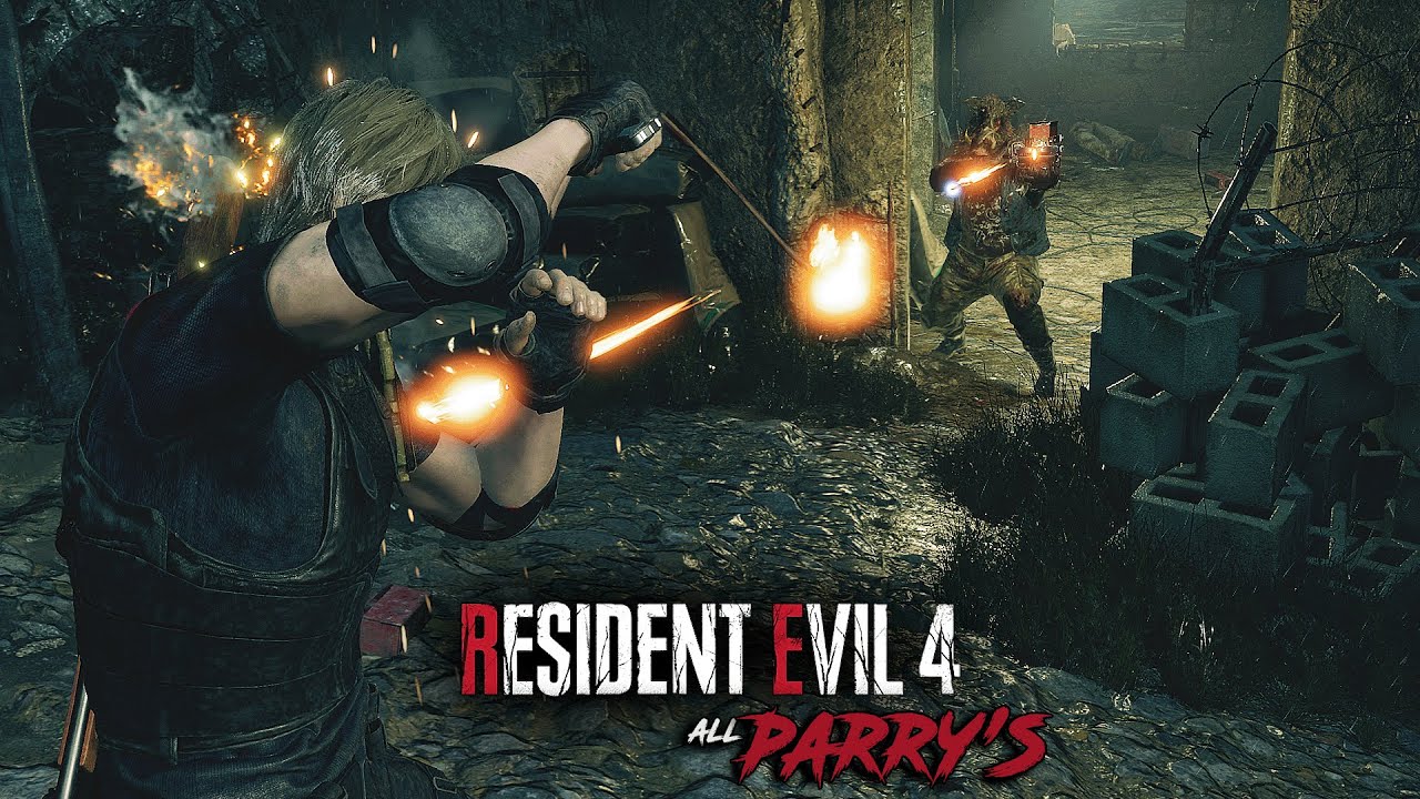 Resident Evil 4 Remake - All Perfect Parry and Special Parry Animations ...