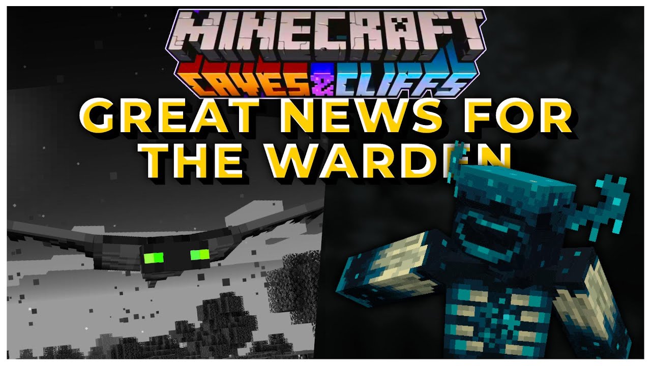 *This Is Great News* New Minecraft Warden Information | Minecraft Caves ...