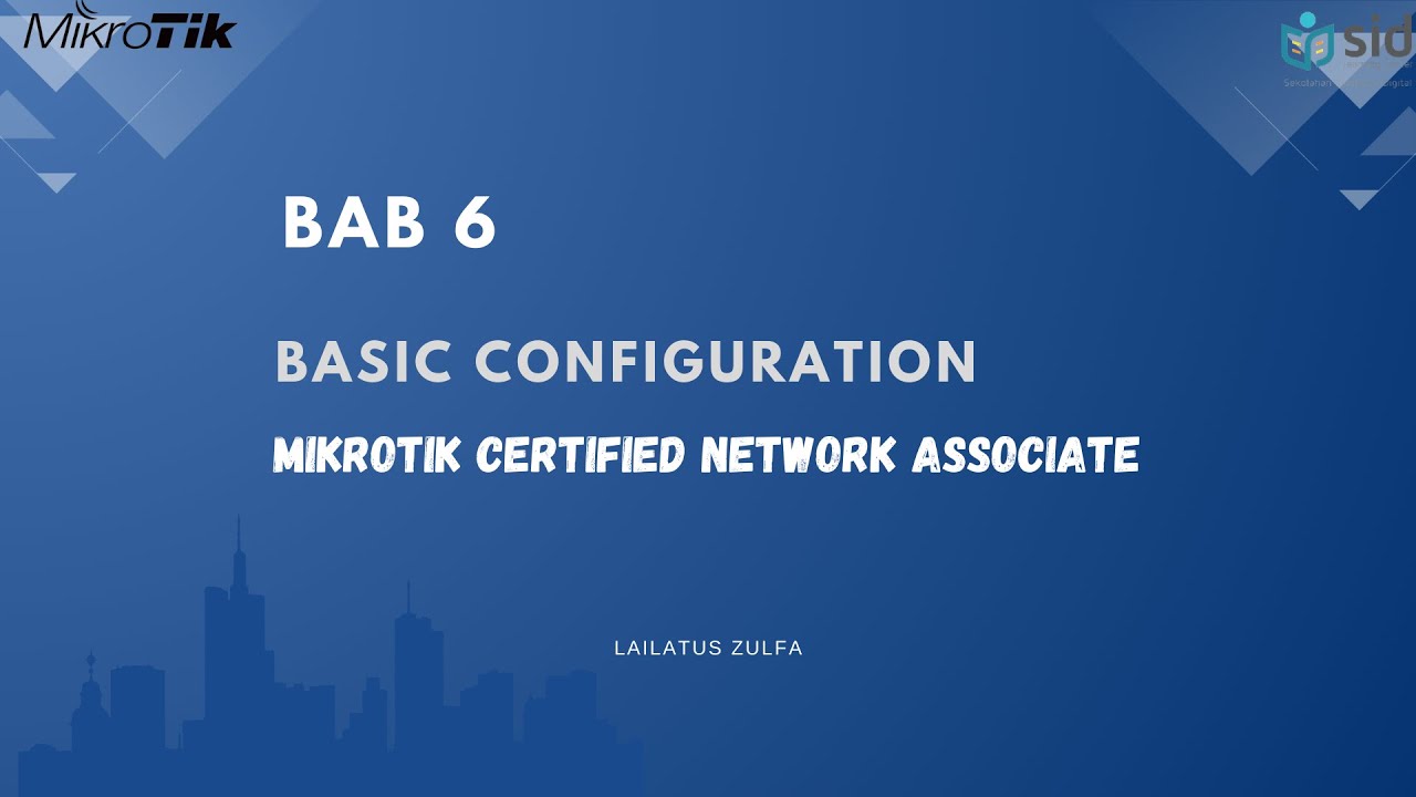 BAB 6 BASIC CONFIGURATION - YouTube