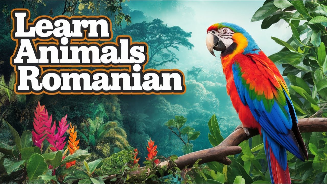 Animals in Romanian language | Picture Dictionary - YouTube