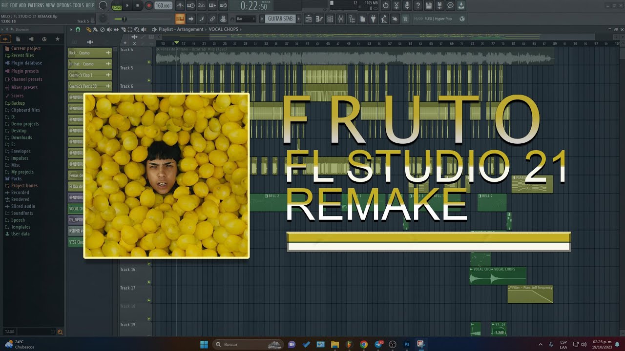 MILO J - FRUTA FL STUDIO 21 REMAKE FREE FLP | NIVIRU TEAM - YouTube