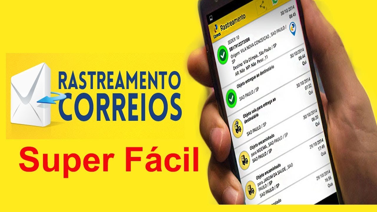 Correios: como rastrear pacotes e encomendas - YouTube