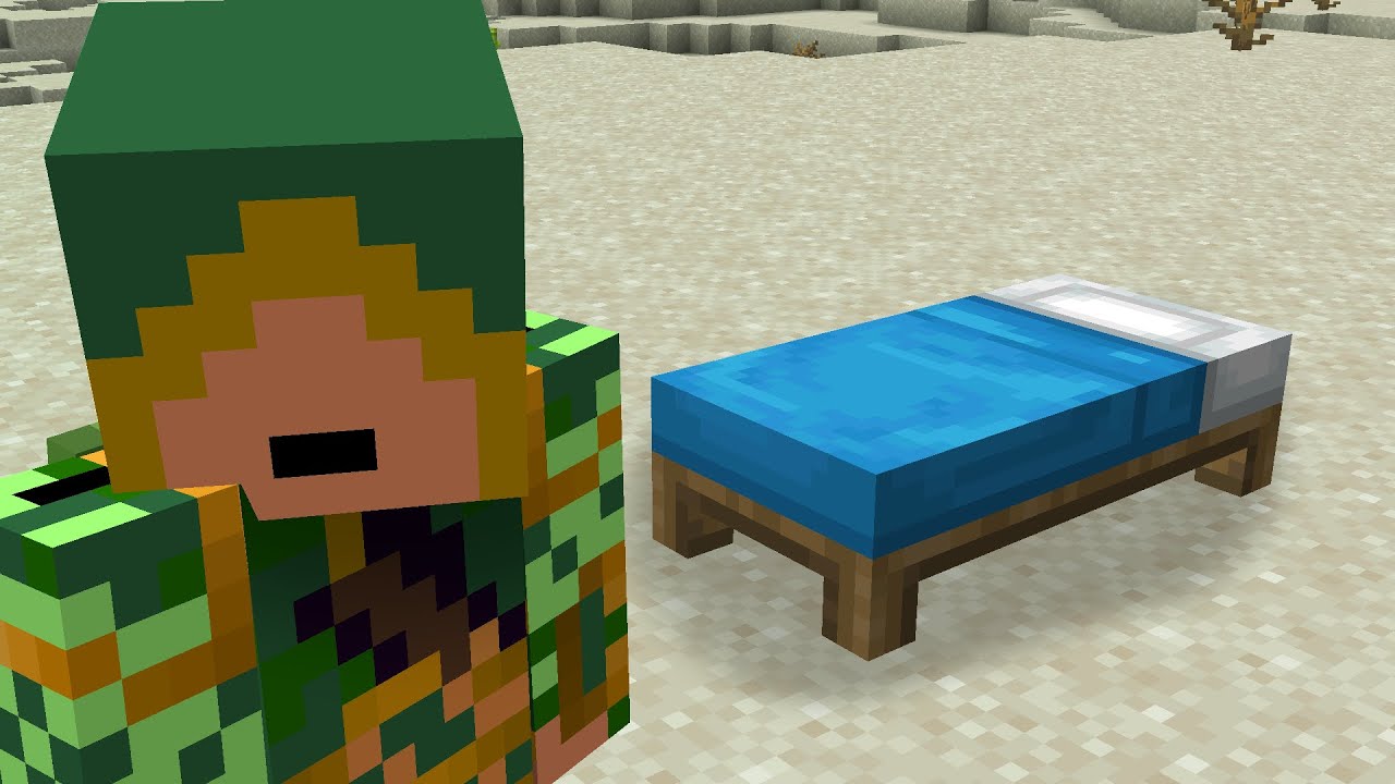 made a light blue bed and it fixed nothing - YouTube