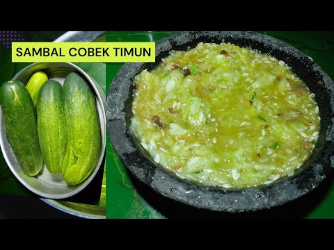 Cara membuat Sambal Timun Khas Sunda yang segar resep Kapungkur - YouTube