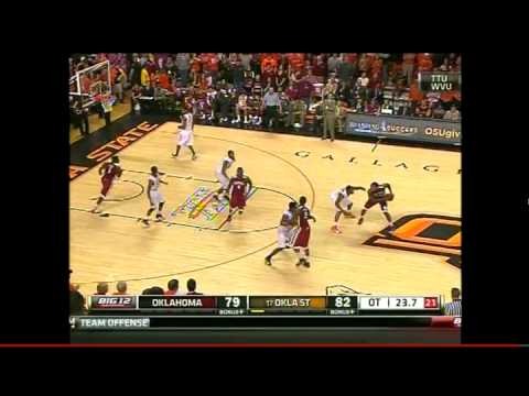 Marcus Smart blocks Steven Pledger to seal win vs. Oklahoma - YouTube