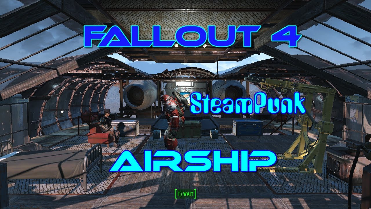 Fallout 4 Steampunk Airship Kingsport Lighthouse - YouTube