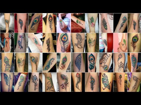Mor Pankh Tattoo design ideas | Peacock Feather Tattoo photo | Mor Pankh Tattoo pics/images/pictures
