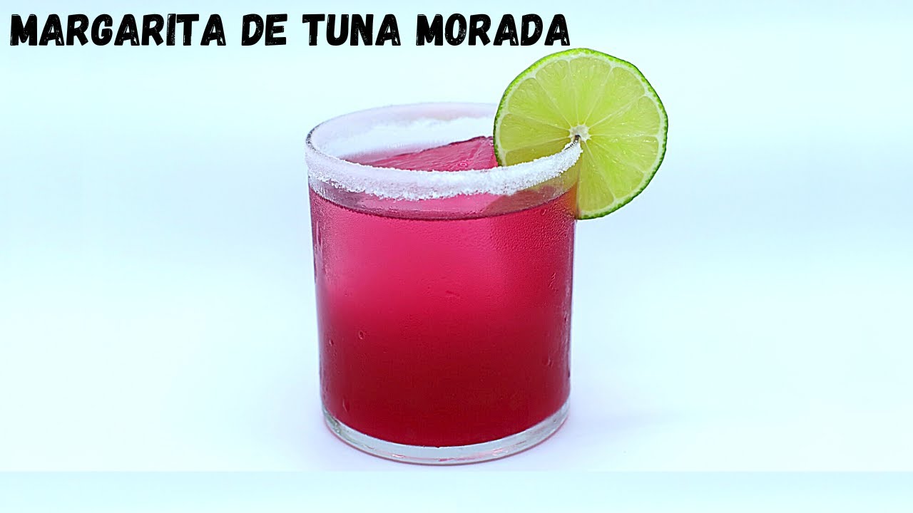 Margarita De Tuna Morada | Coctel Facil Con Tequila - YouTube
