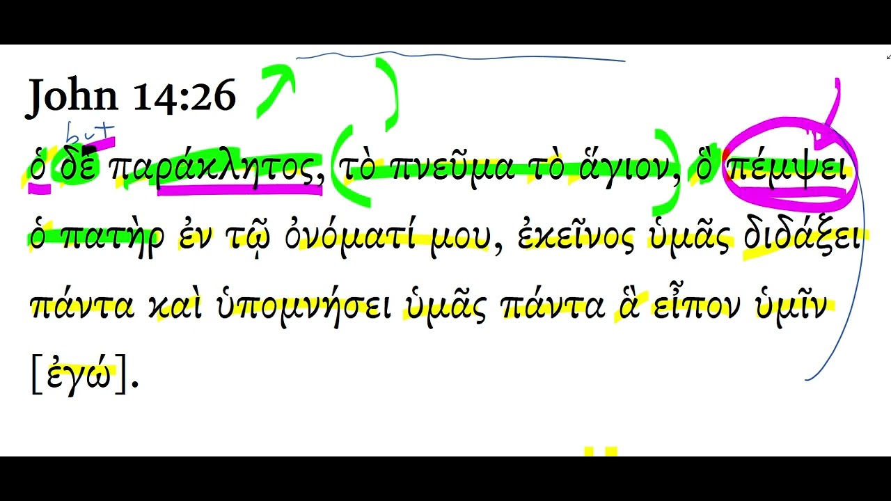John 14:26 - YouTube