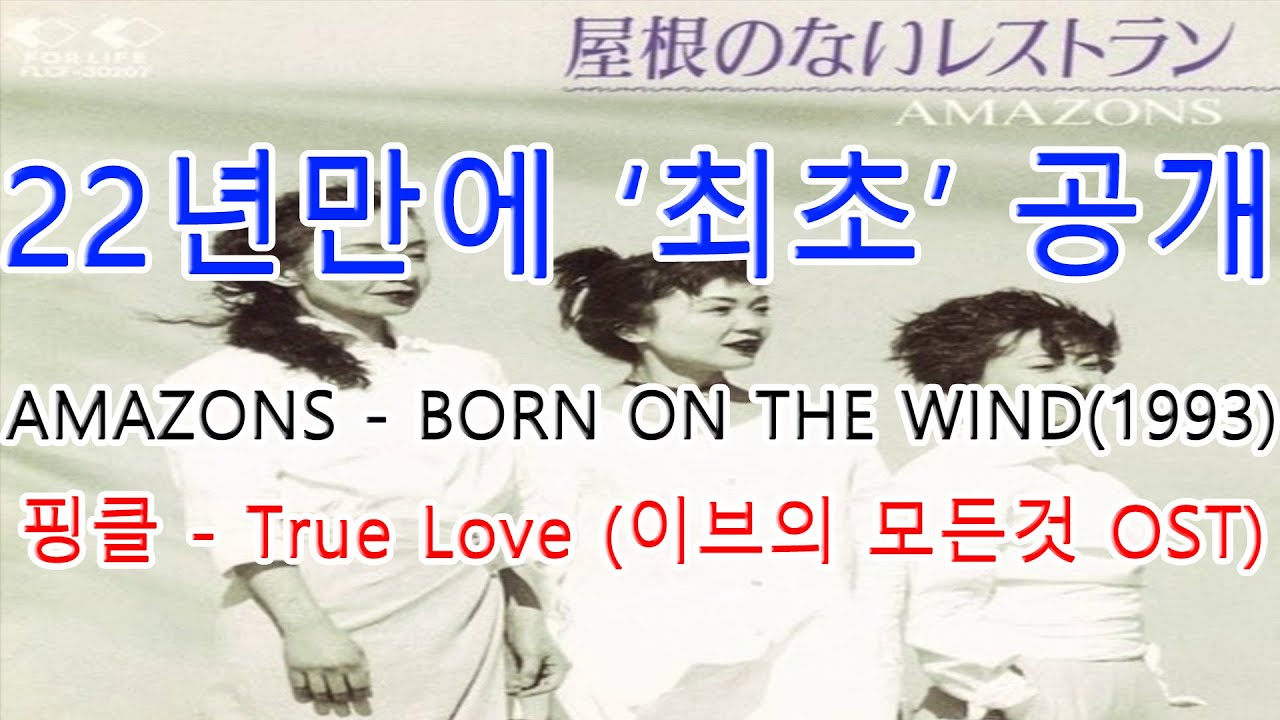 AMAZONS-BORN ON THE WIND(1993)-핑클-True Love(이브의 모든 것 OST) 원곡 - YouTube ...