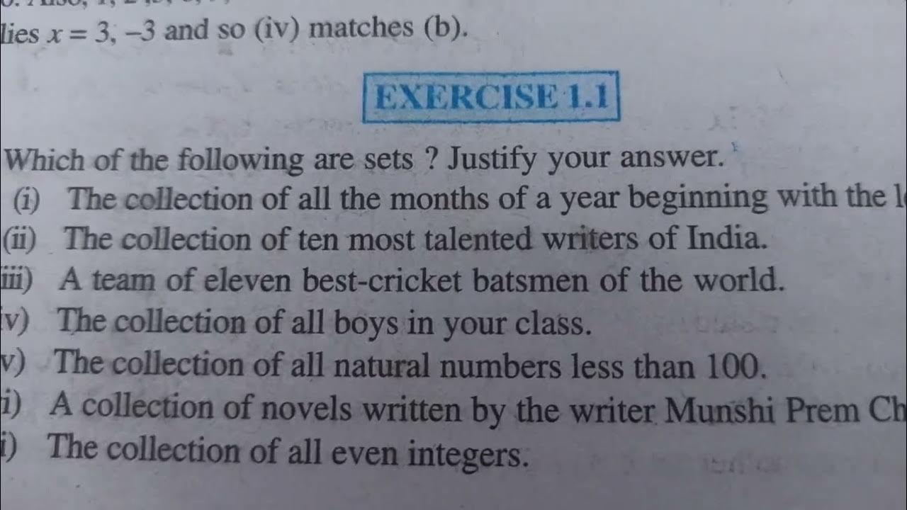Part-3 class-11 chapter-1 ( sets ) ex.1.1 question-1 (I,ii,iii,iv,v,vi,vii,viii,ix) - YouTube