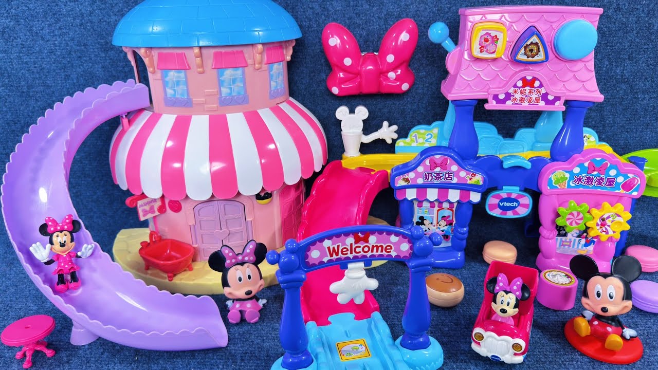 6 Minutes Satisfying with Unboxing Minnie Mouse Milk Tea Shop Toys ...