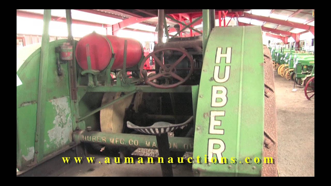 Tired Iron Museum Auction - Huber Super 4 15-30 - Aumann Auctions - YouTube
