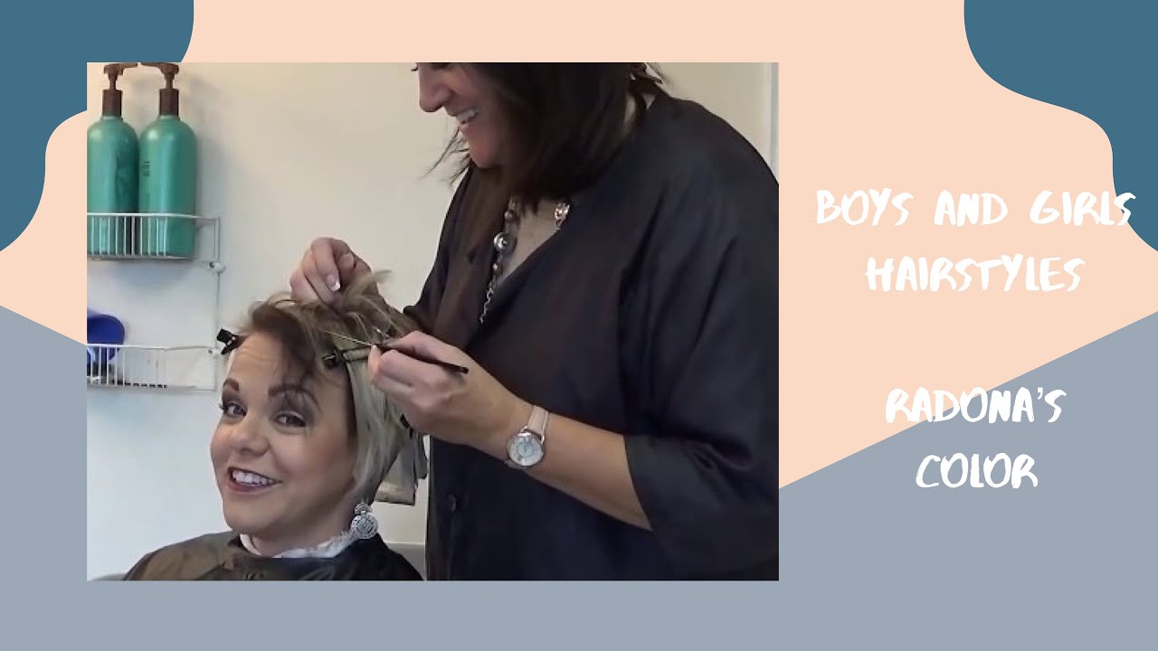 Radona's Hair Style and Hairstyle Color Tutorial - YouTube