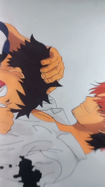 Shanks And Luffy Watercolor Drawing Onepiece Onepieceart Shorts Anime Art Artist Youtube