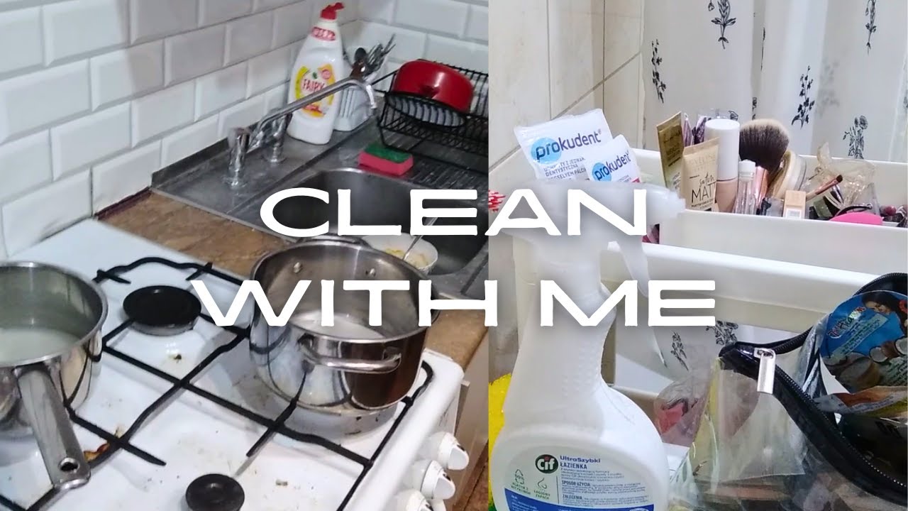 CLEAN WITH ME | Sprzątanie mieszkania - YouTube