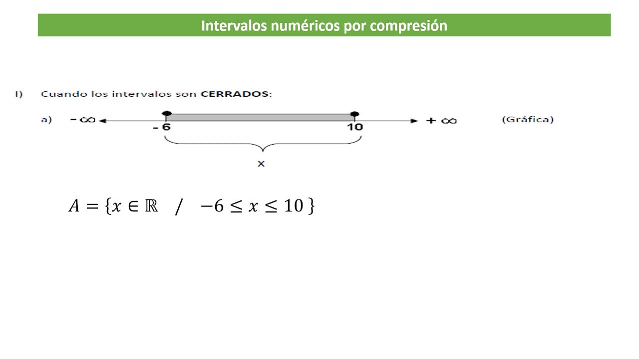 Intervalos numéricos 03 - YouTube